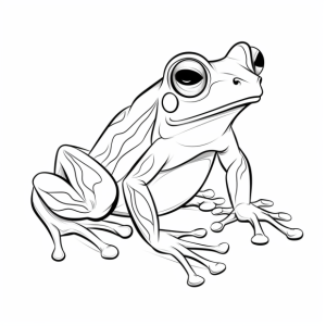 easy painting realistic frog - Draw Easy